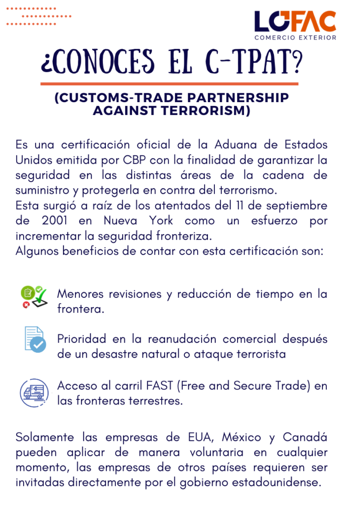 ¿Conoces el C-TPAT? | LOFAC